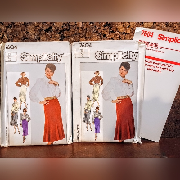 Simplicity | Skirts | Vintage Simplicity 764 Sewing Patterns Uncut Nos ...
